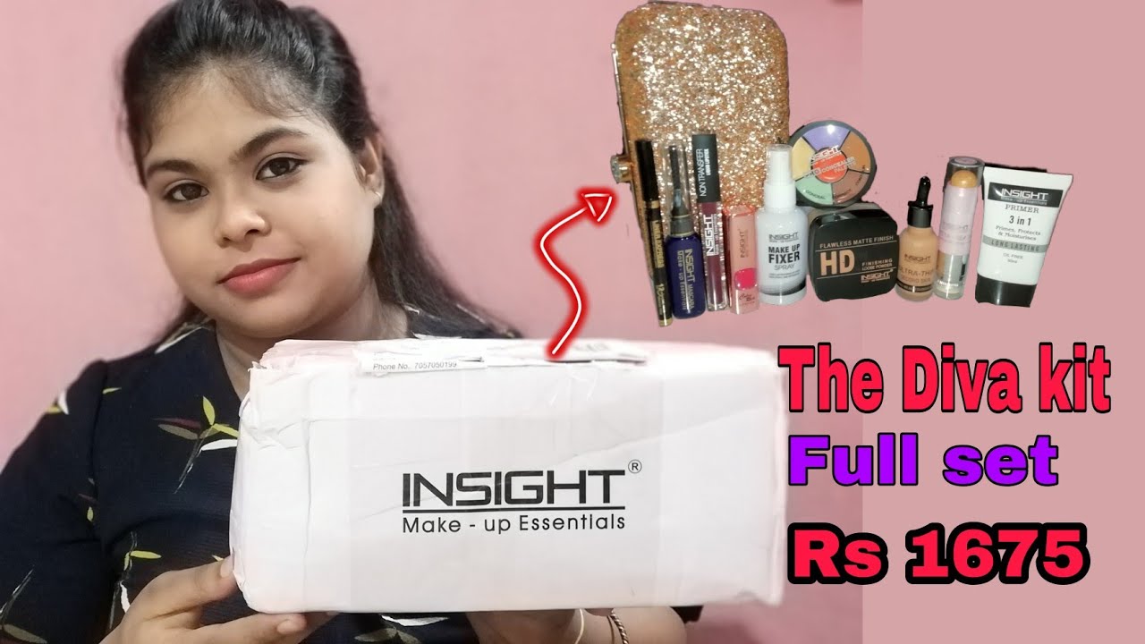 Insight Cosmetics||The Diva Kit|| Products Review ||Non sponsored video ...