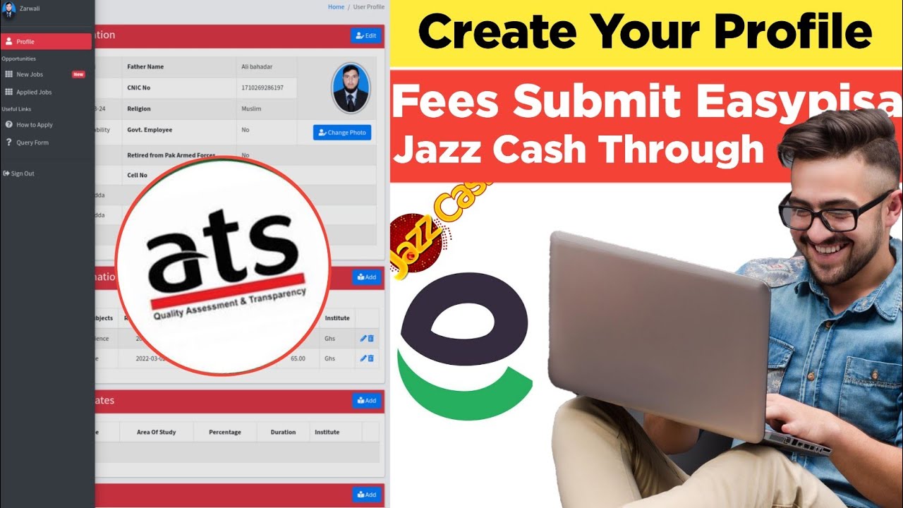 How To Create Ats Profile - Ats Fees Submit easypisa through - ATS Jobs ...