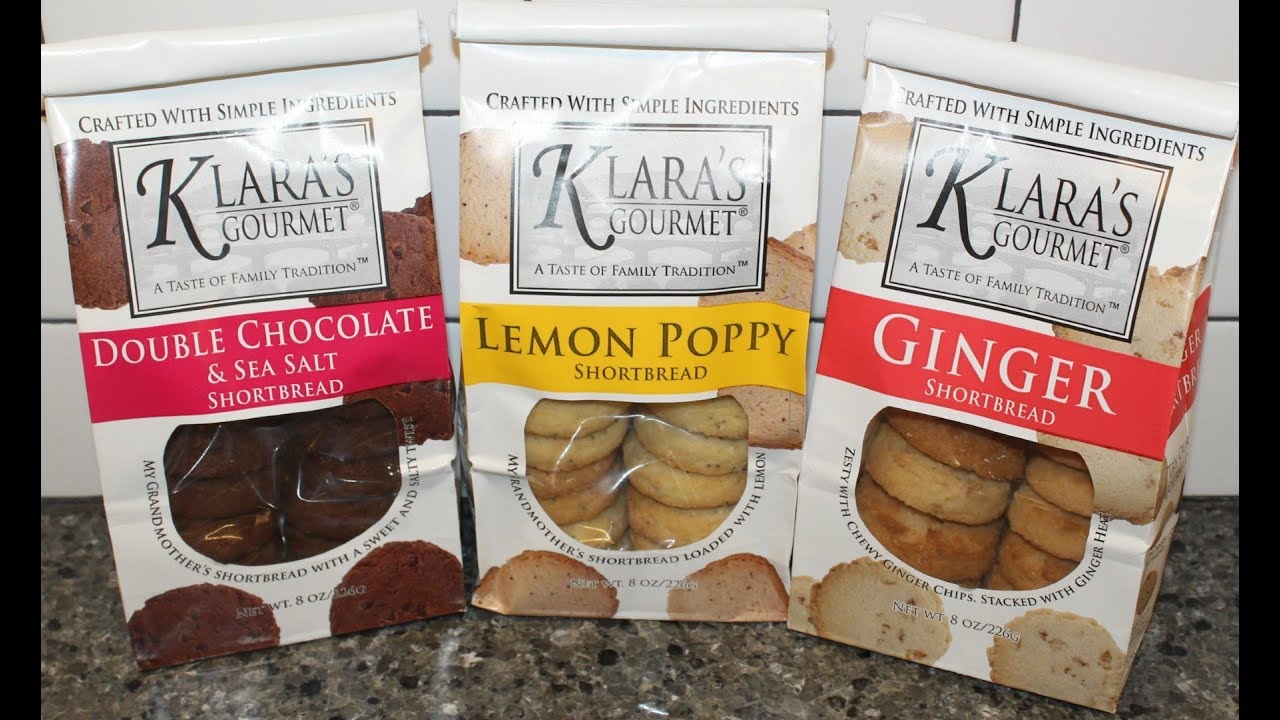 Klara’s Gourmet: Double Chocolate & Sea Salt, Lemon Poppy & Ginger ...