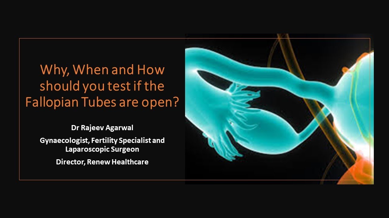 Why When and How to check if the Fallopian Tubes are open ? - YouTube
