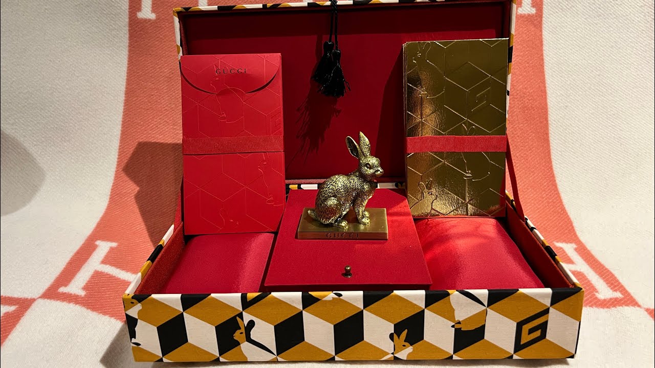 GUCCI VIP gift for Lunar New year 🐇 - YouTube