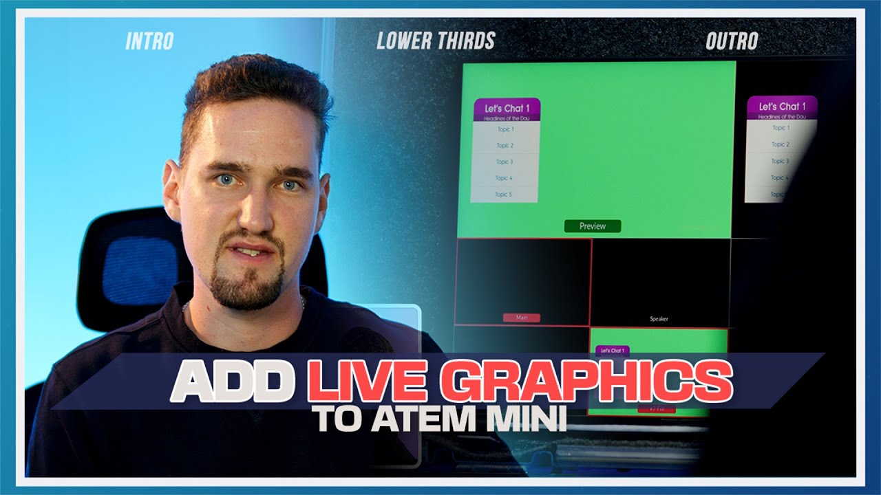 Fully Customized Live Graphics for ATEM Mini | Singular.live - YouTube