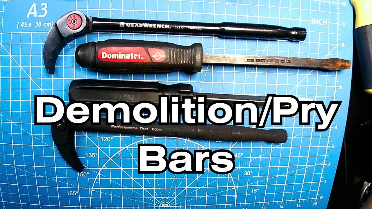 Indexing Pry Bars and Demolition Screwdrivers: Tools of Destruction ...