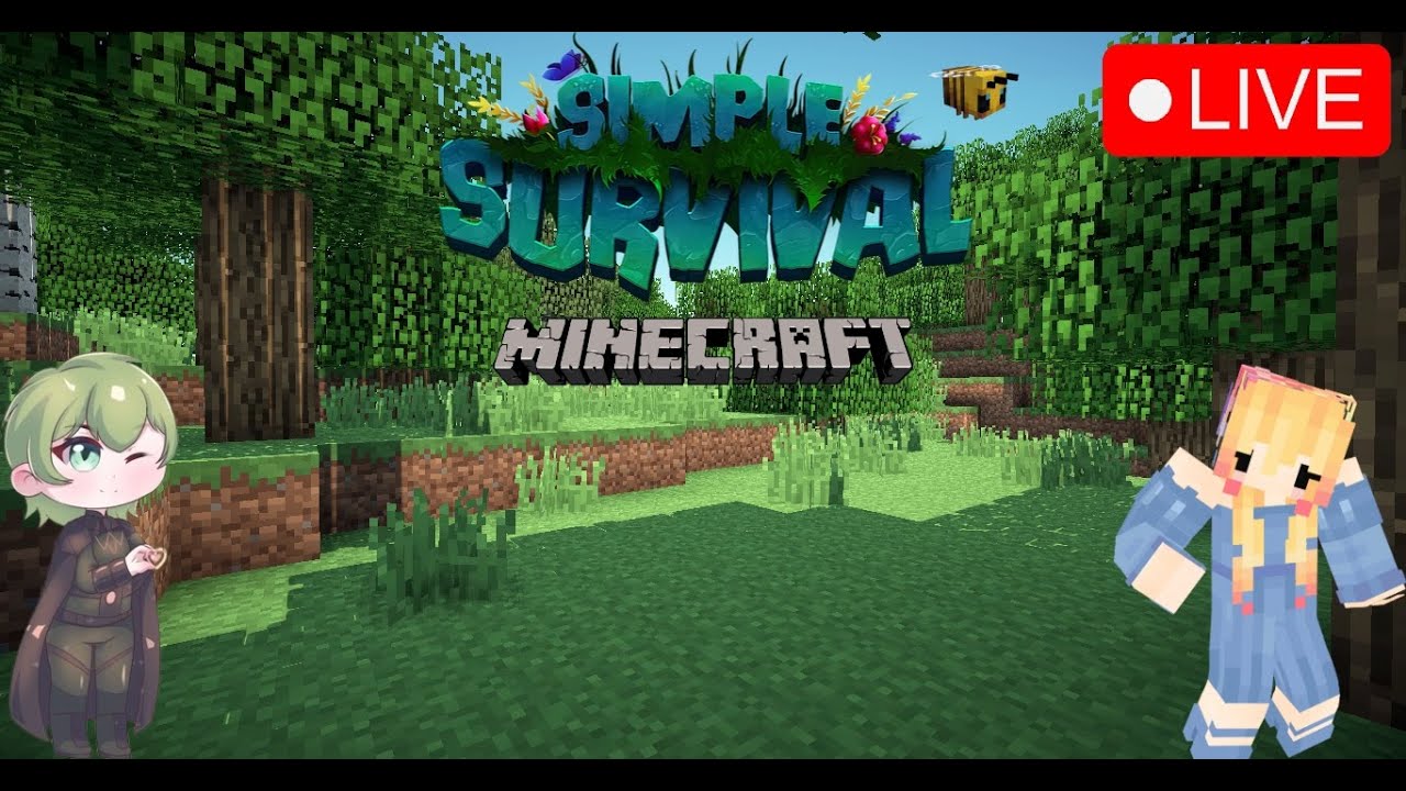 [日本/EN] Minecraft [Java] doing more simple survival and having a fun ...