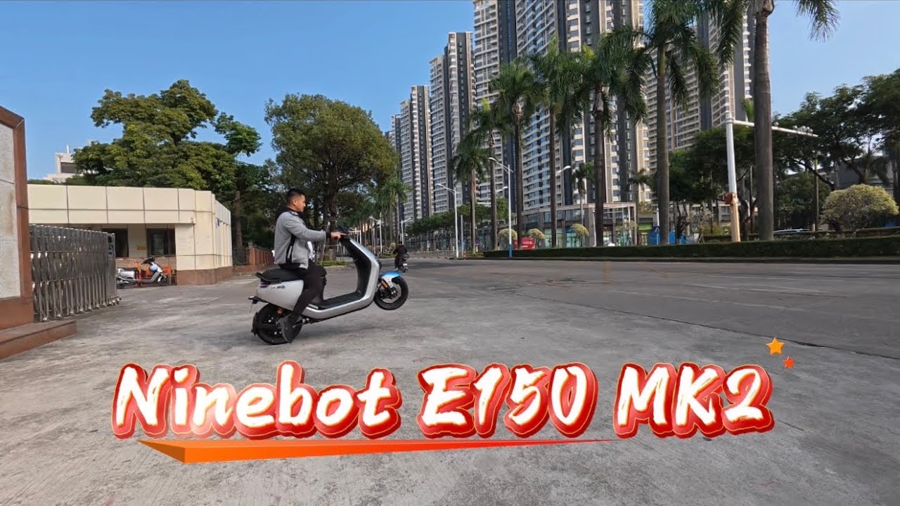 Городской электроскутер Ninebot E150 MK2 с ABS и съемными литиевыми батареями 🔋⚡️ #e150mk2 # ...