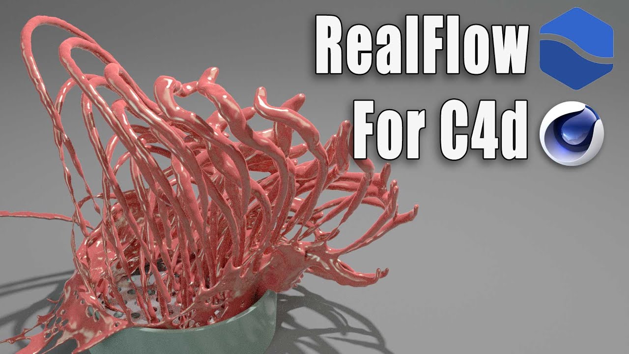 Realflow for Cinema 4d - Simulation de fluide rendu avec c4d r20 - YouTube
