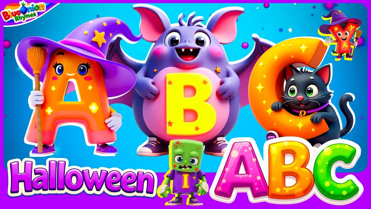 👻 Halloween ABC Song 🎃 3 Fun Spooky Alphabet Songs for Kids Learning ...