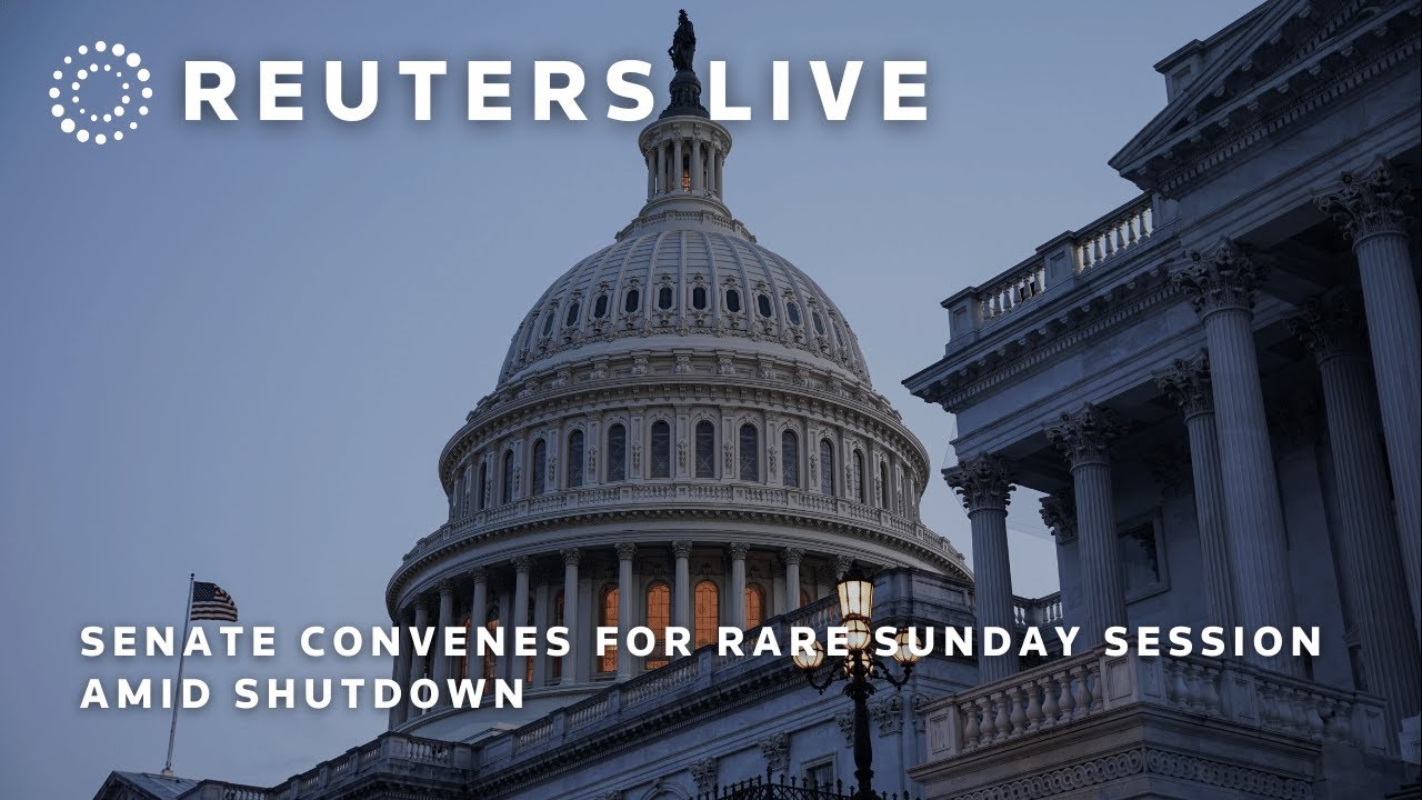 LIVE: Senate convenes for rare Sunday session amid shutdown | REUTERS ...