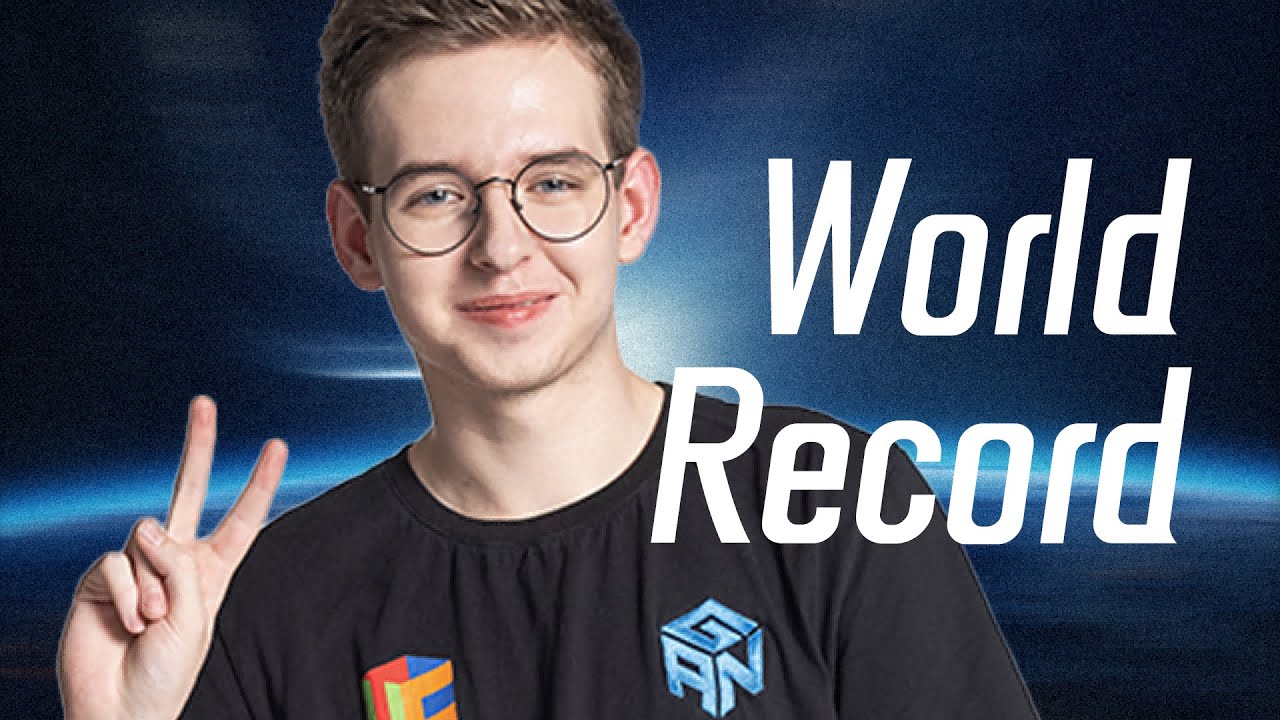 GANCUBE - Tymon Kolasiński 31.60s 5x5 Cube Single World Record #wr ...