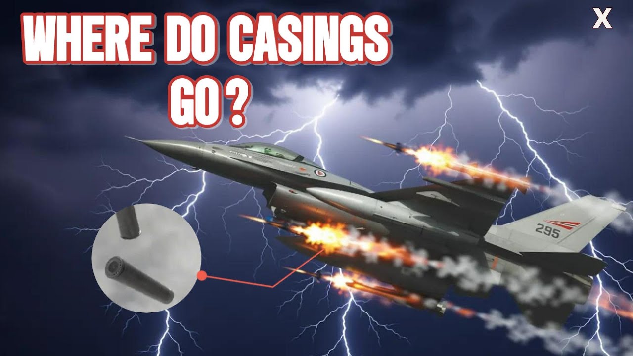 The Secret of Where Fighter Jet Shell Casings Go After Firing? - YouTube
