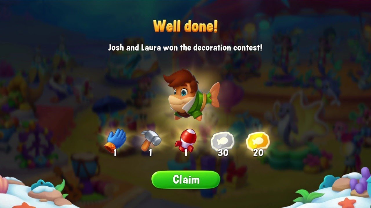 @Fishdom Festive Competition Event Finished 🏁. Got Rewards and New Fish ...