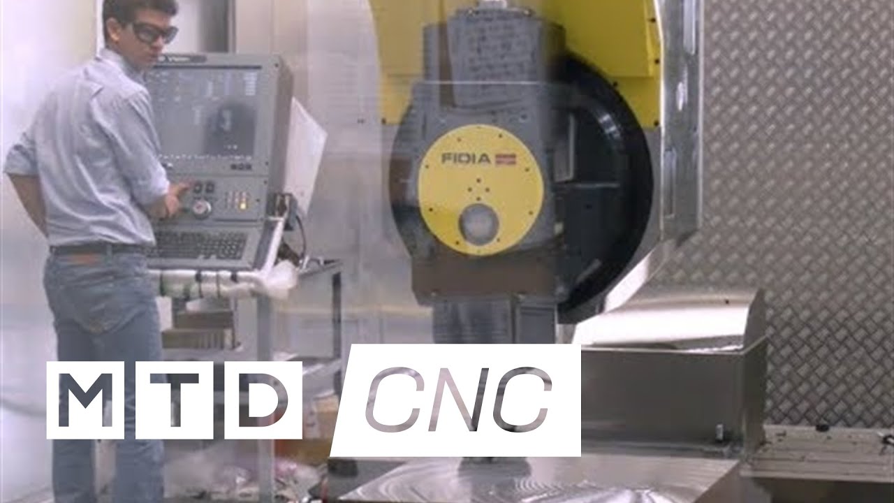 HUGE FIDIA GTF40 machine - TDT Machine Tools - YouTube