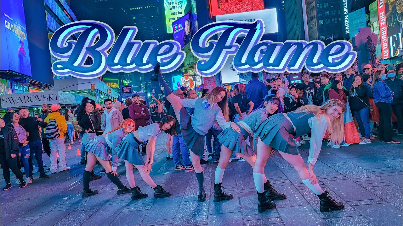 [KPOP IN PUBLIC NYC] LE SSERAFIM 르세라핌 - Blue Flame Dance Cover - YouTube