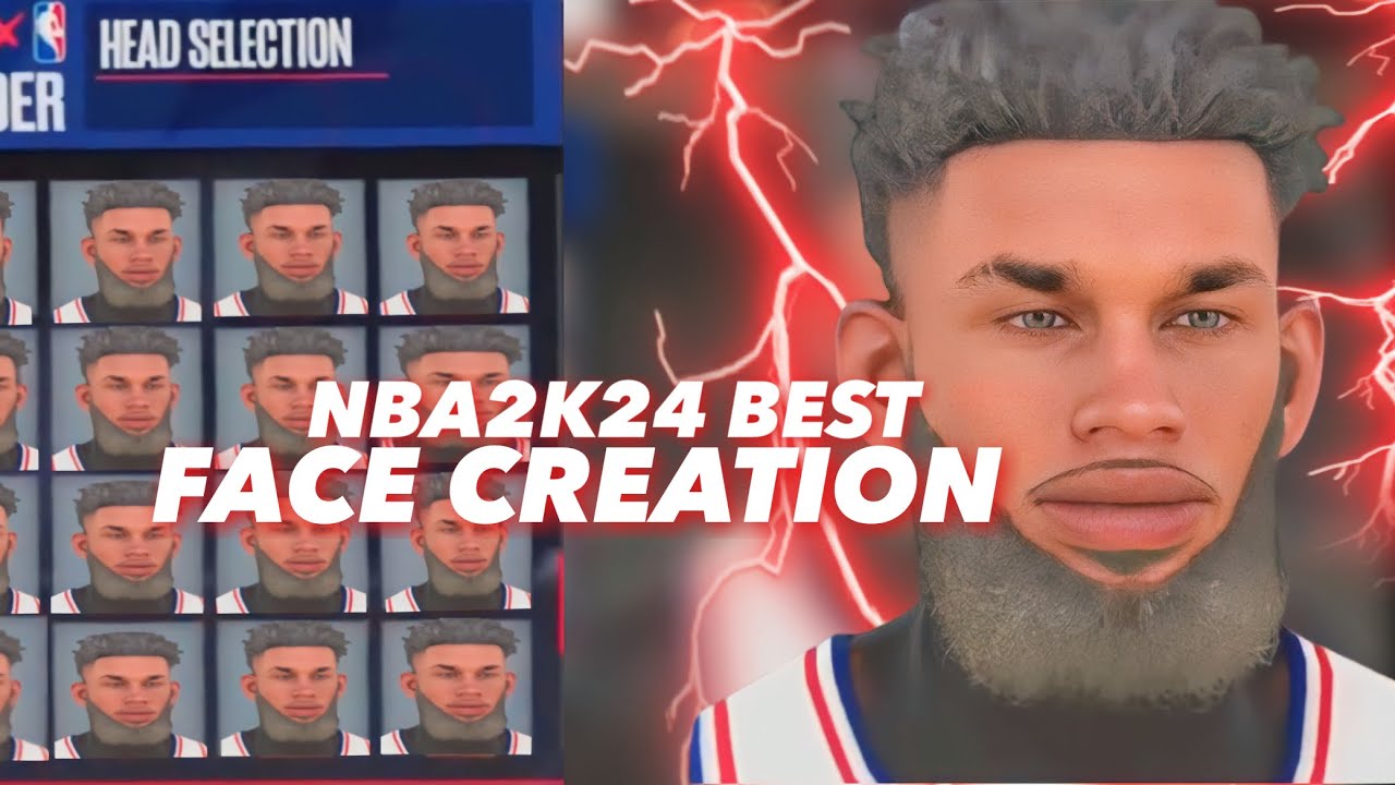 BEST COMP FACE CREATION IN NBA 2K24! BEST DRIPPY FACE CREATION FOR NEXT ...