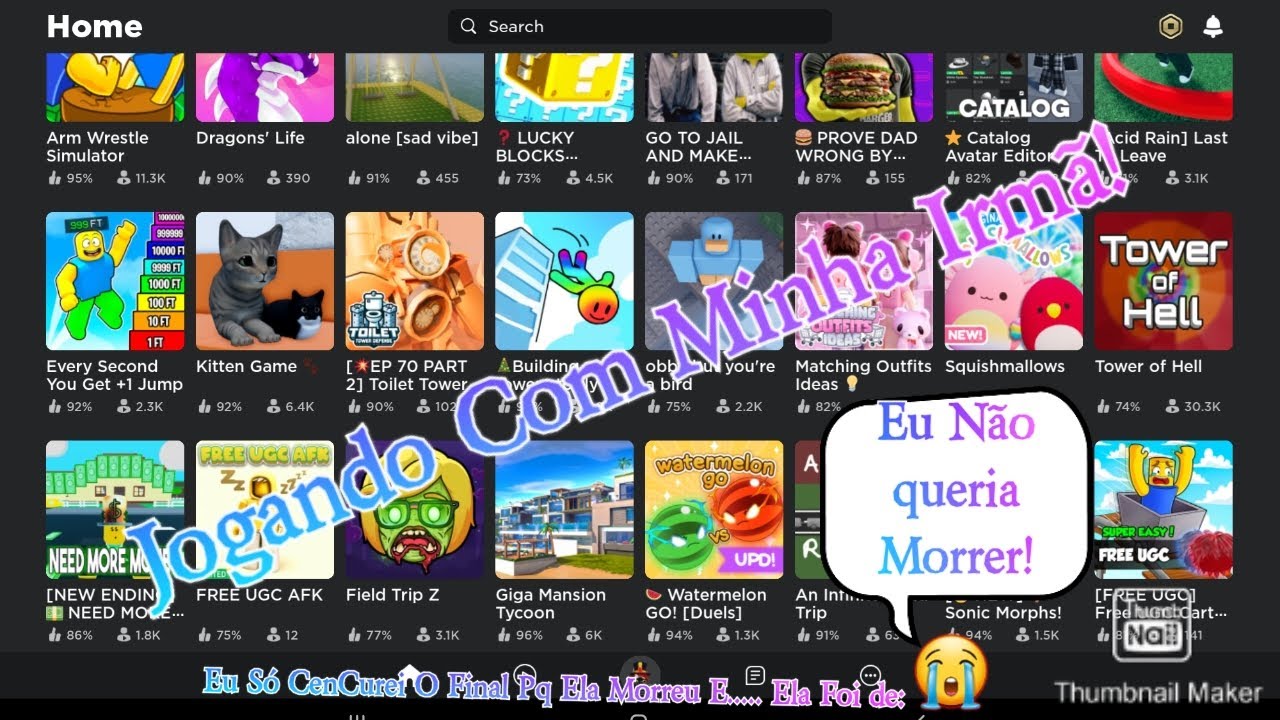 Jogando Com A Minha Irmã Youtube