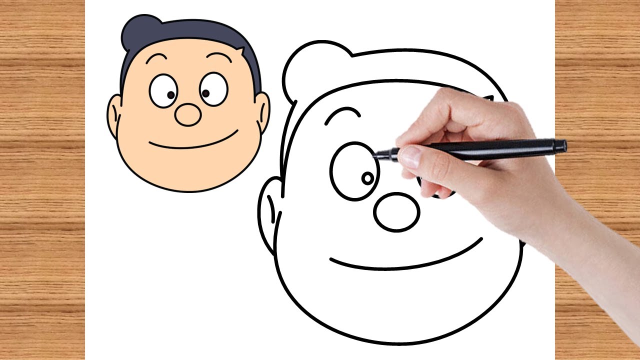 How To Draw Nobisuke Nobi Step By Step | Doraemon | Tamanna Drawing ...