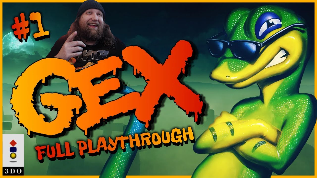Gex (PS1) The King Of Pop Culture One Liners 🦎 Full Playthrough 🦎 Part 1 - YouTube