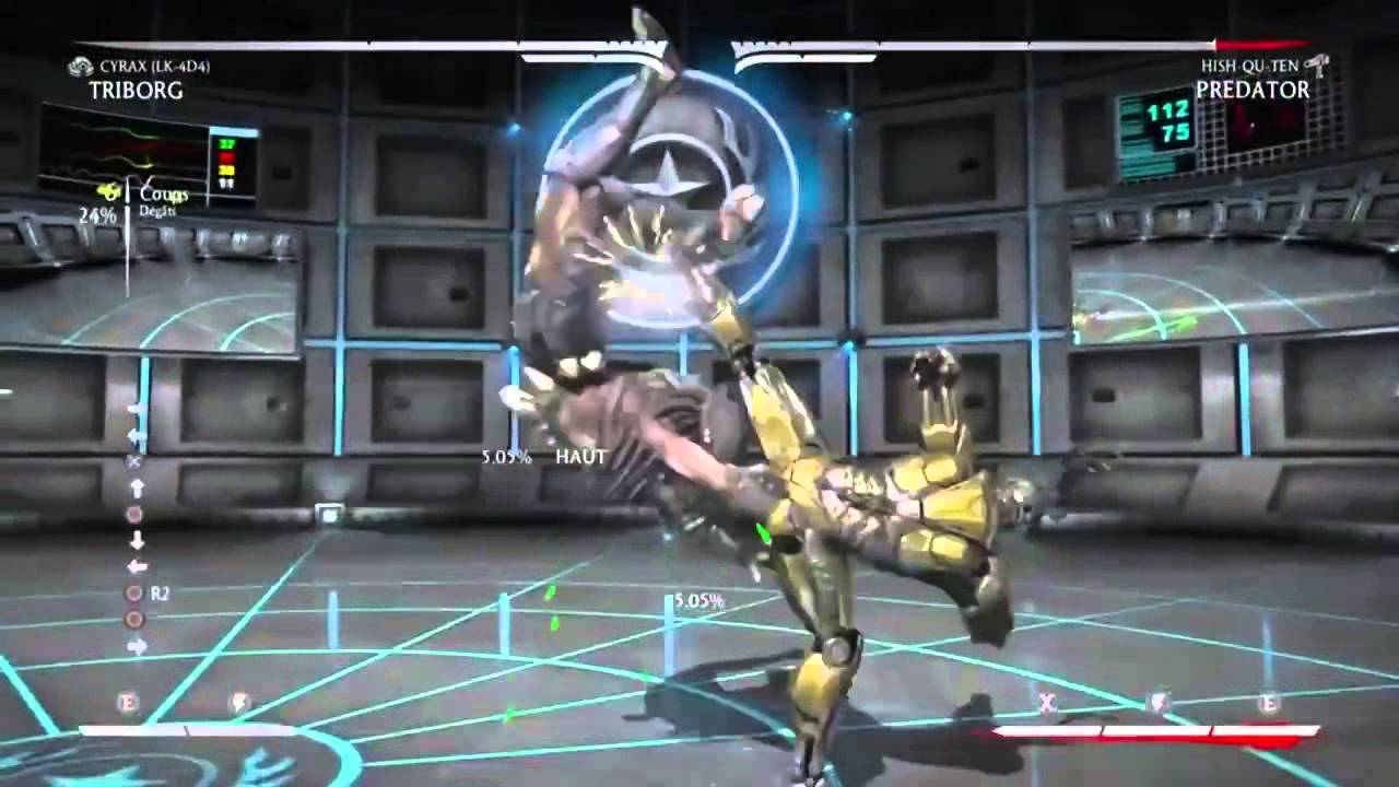MKX Triborg Cyrax midscreen combo - YouTube