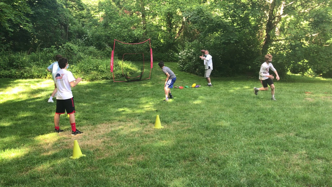 Covid Curriculum Football Obstacle Course - YouTube