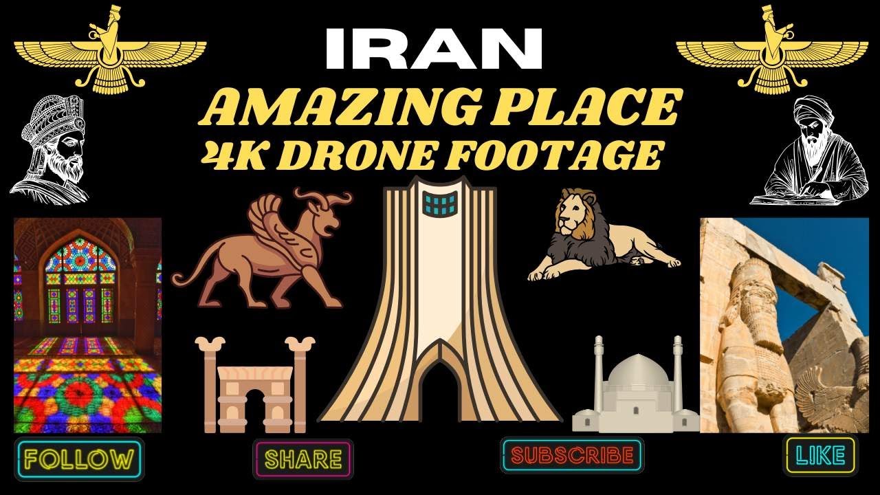 Iran Amazing 4K Drone and Walk Footage - YouTube