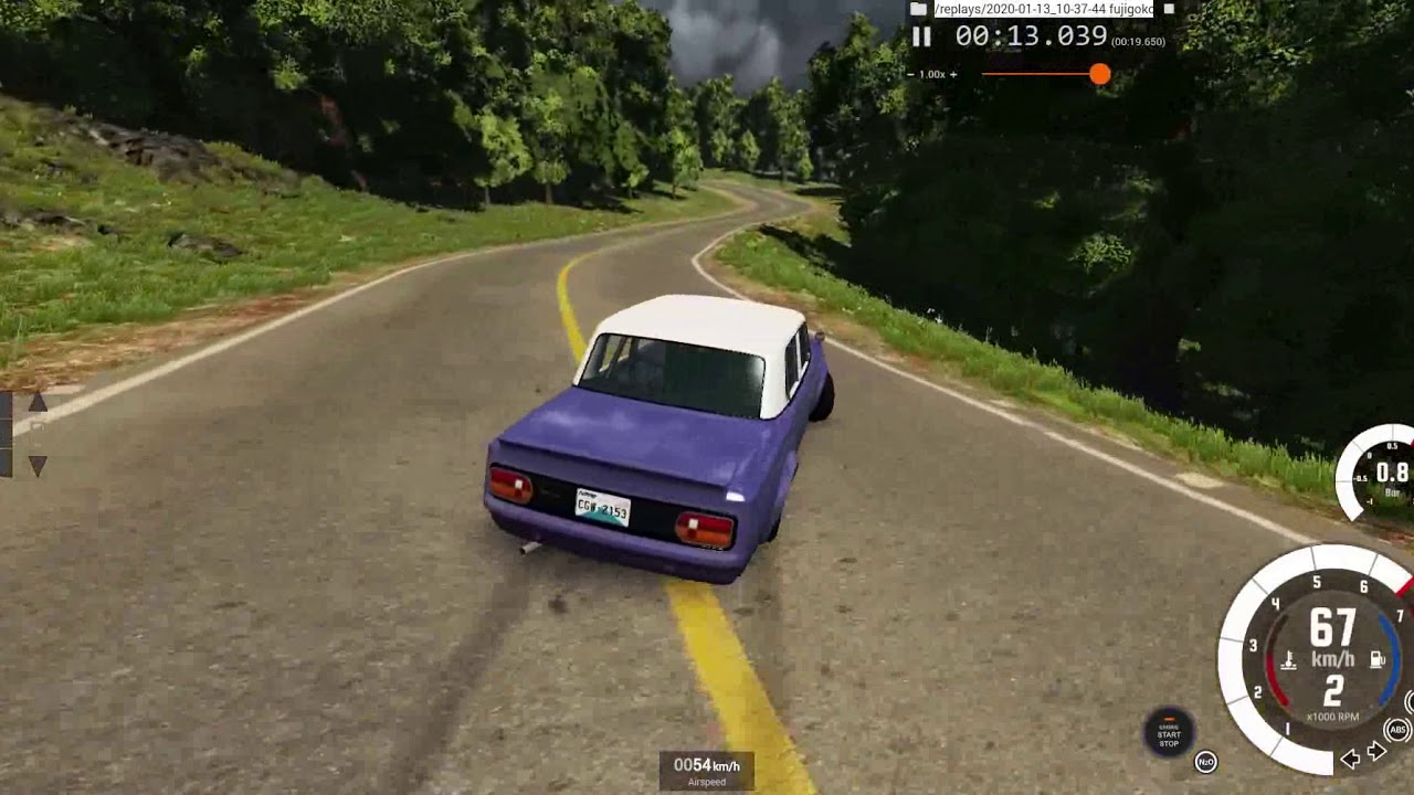 My First Drift EVER [BeamNG] - YouTube