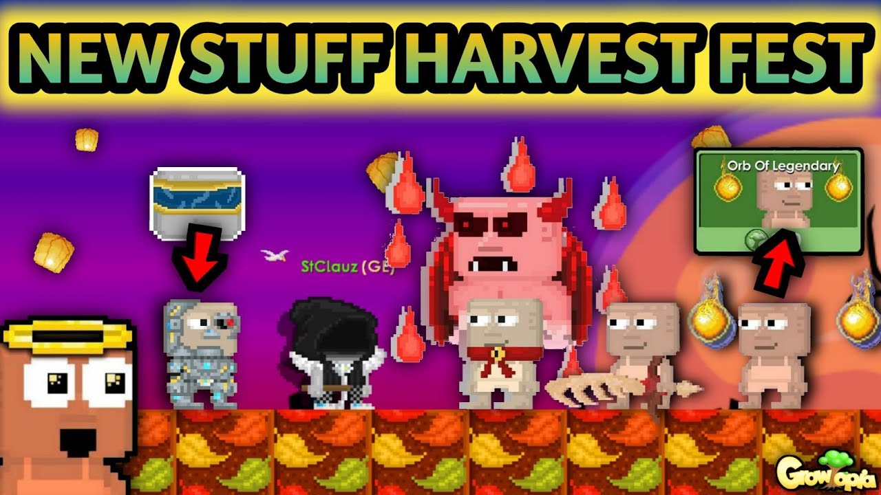 NEW STUFF IN HARVEST FESTIVAL (DEMON SCARF) | Growtopia - Harvest Fest ...