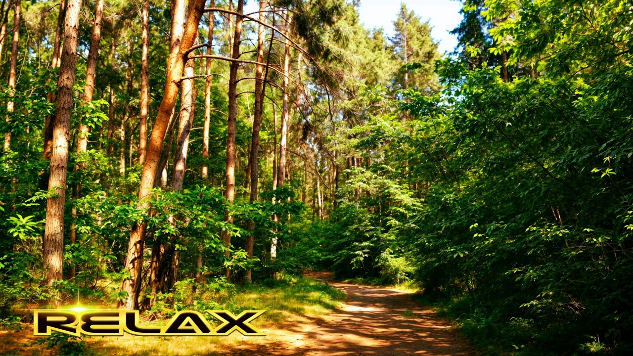Relaxing Nature for Sleeping Natural Calm Forest Meditation Sound for ...