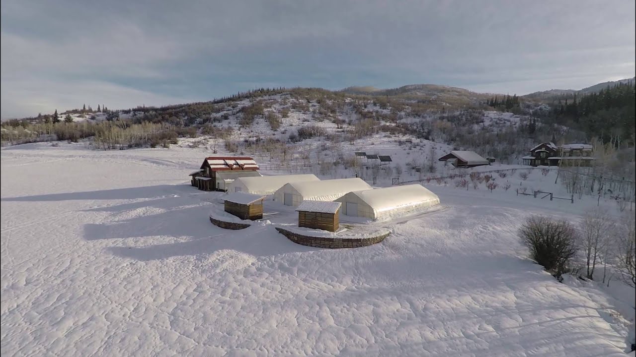 Elkstone Farm - Winter Aerials - YouTube