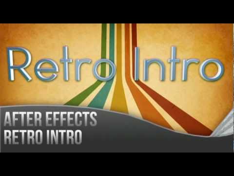 Adobe After Effects: Retro Intro - YouTube