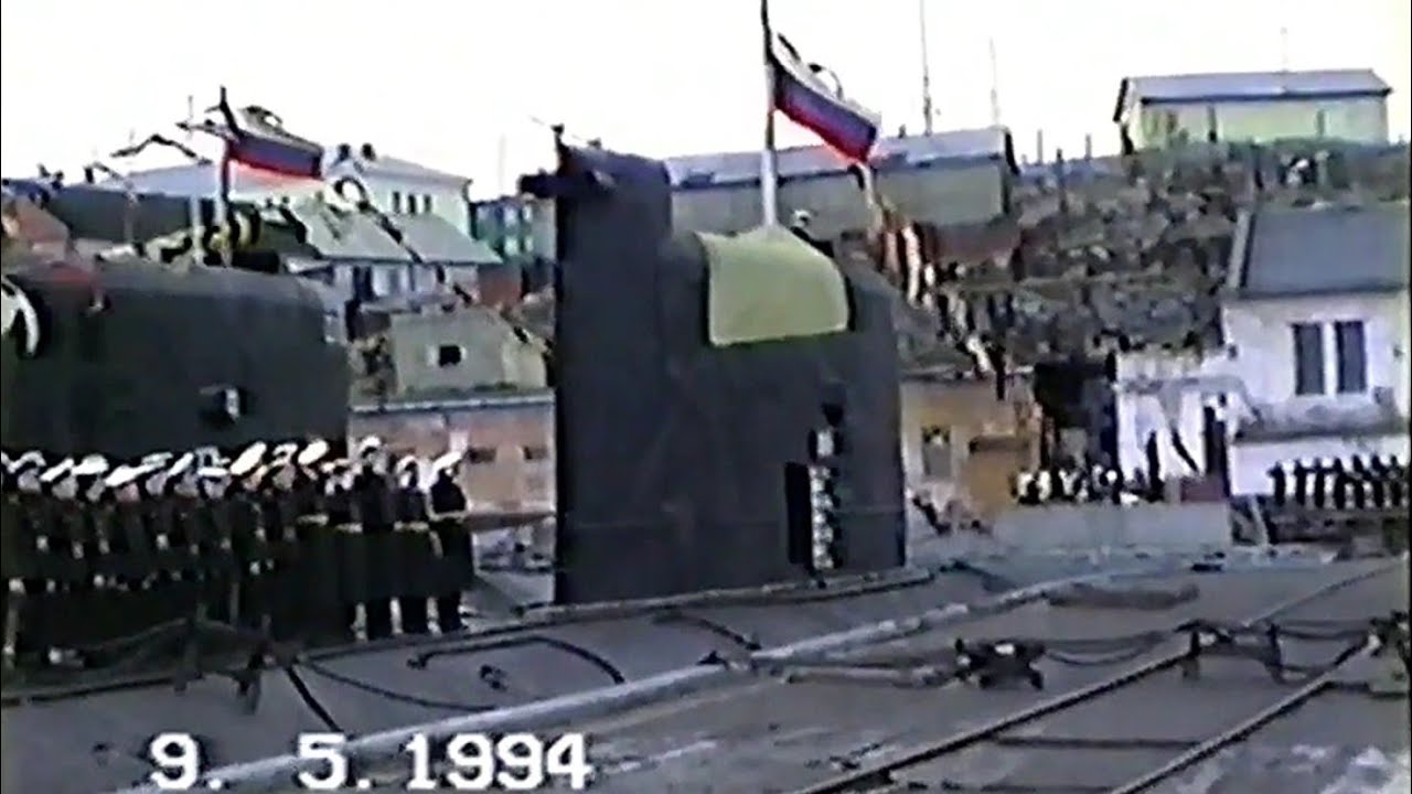 Northern Fleet in Russia Victory Day 9 May 1994 Russian Anthem ...