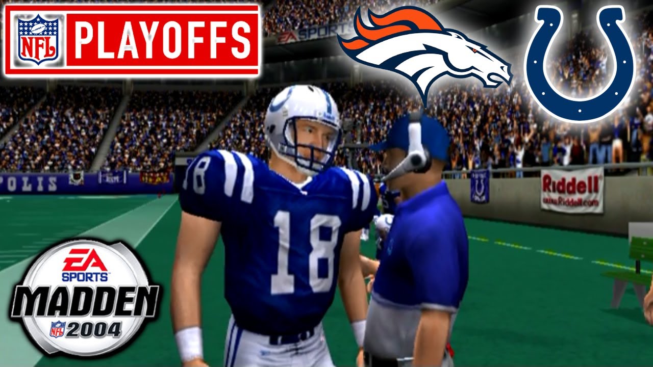 Battle Of The Stallions! Madden 2004 PS2 - Wild Card Sim: Denver ...