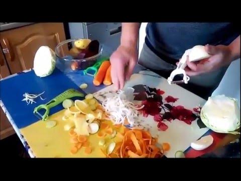 Шинковка универсальная (терка) для моркови по-корейски - YouTube