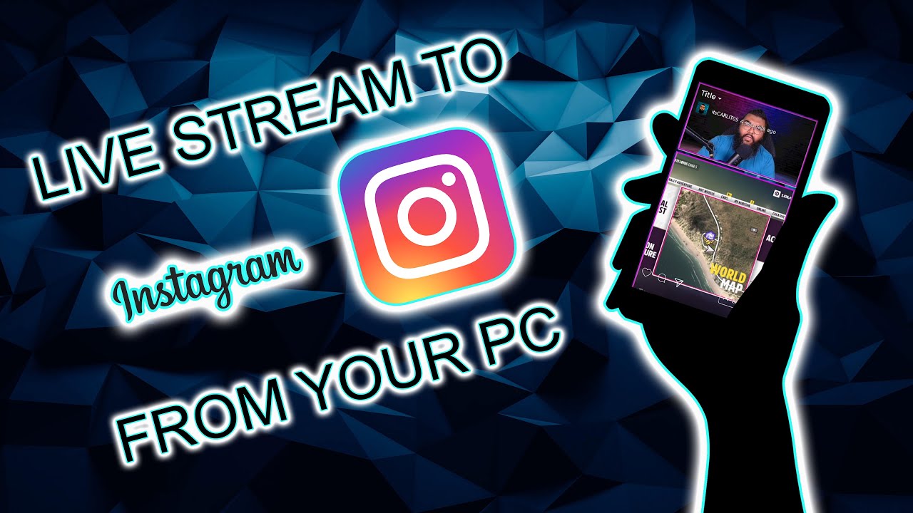 How to Live Stream on Instagram using OBS Studio - YouTube
