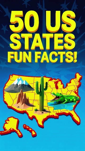 50 US States: Fun Facts You Won't Believe! #USFacts #StatesFunFacts # ...