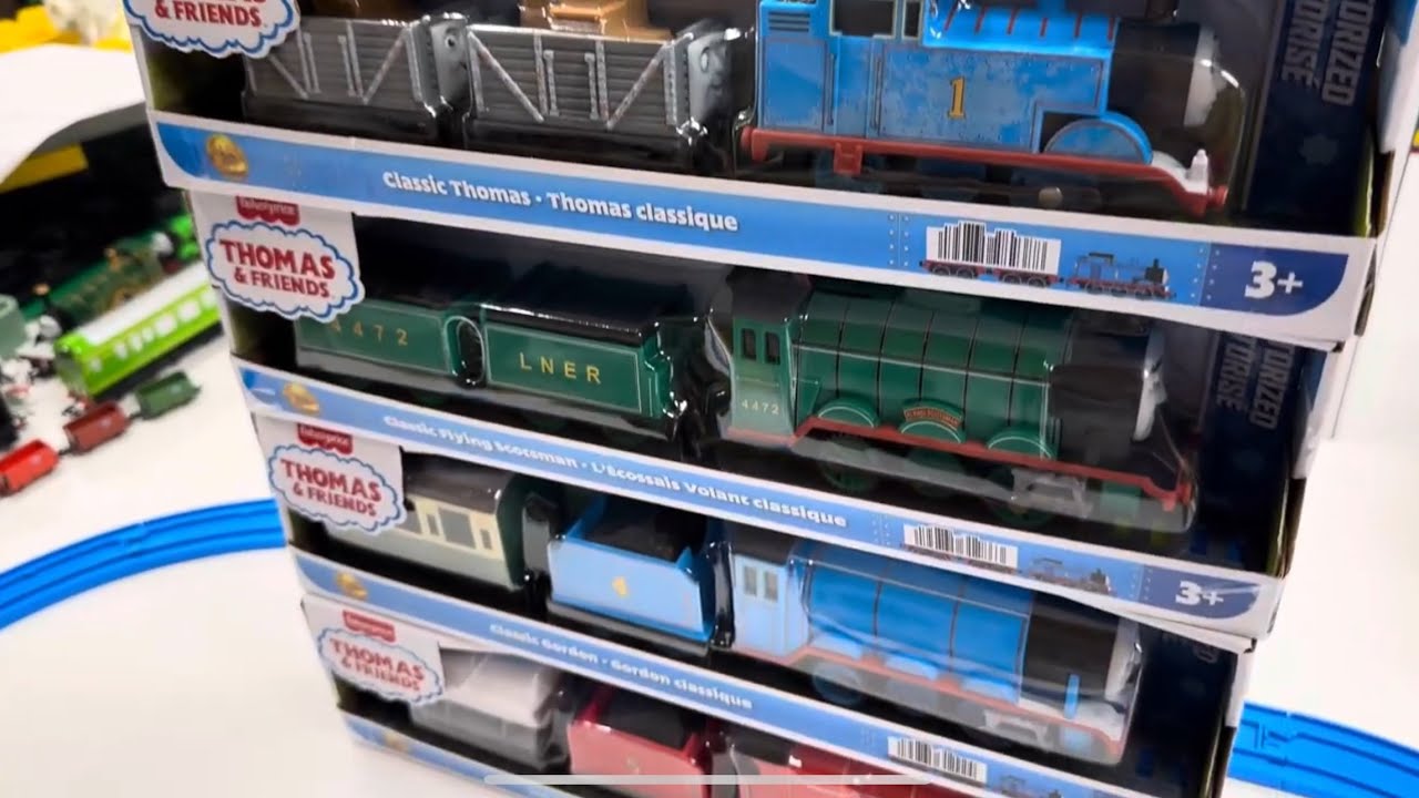 4 New Thomas & Friends Motorized 80th Anniversary Classic Thomas, James ...
