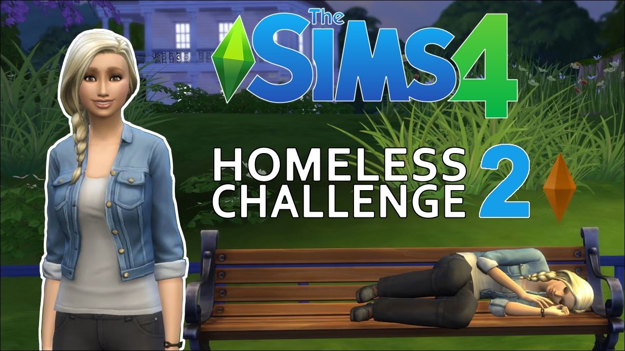 The Sims 4 - Homeless Challenge - Part 2 | Let's Play - YouTube