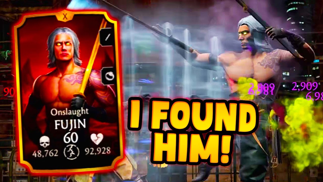 I Found Onslaught Fujin in MK Mobile. How Good He Actually Is? Review ...