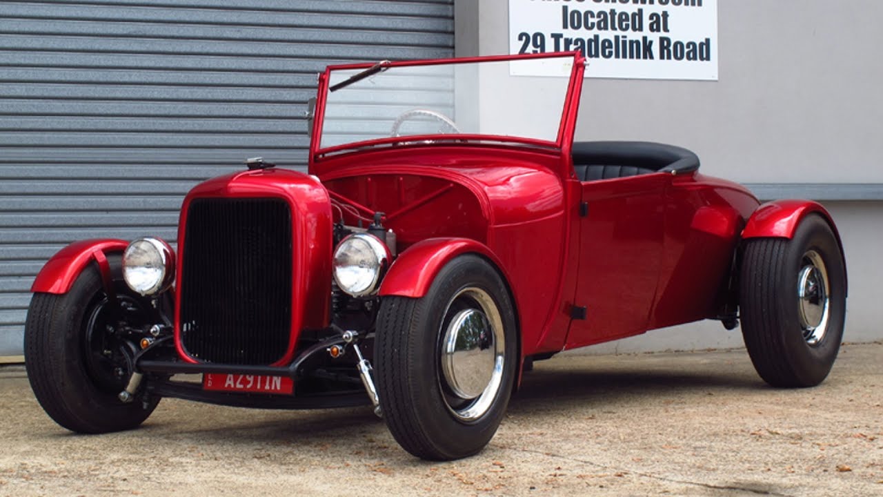 1929 Ford Model A Roadster Restomod Project - YouTube