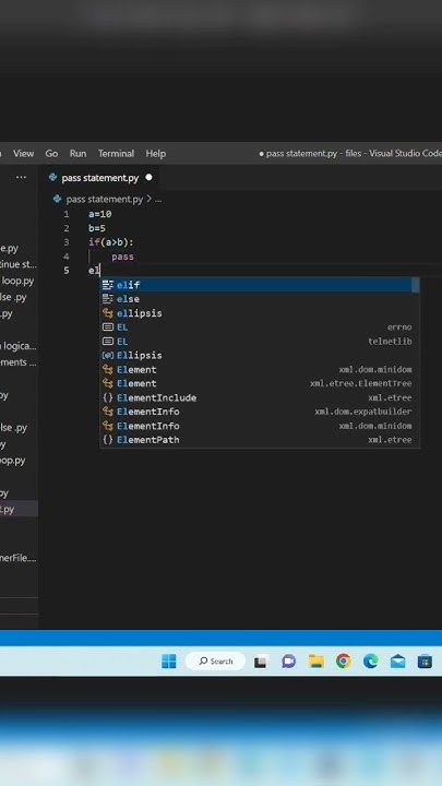 Let's make a program using pass statement in python #shortvideo #shortvideo #viral #trending ...