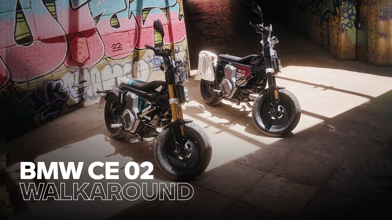 CLOSE LOOK — The new BMW CE 02 - YouTube