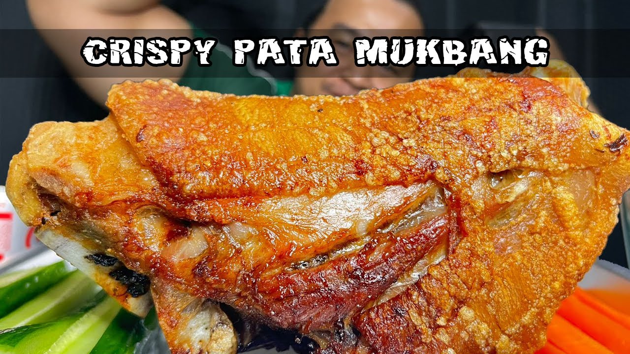 6.5 Lbs Crispy Pata Mukbang | Pinoy Mukbanger | OFW Mukbang - YouTube