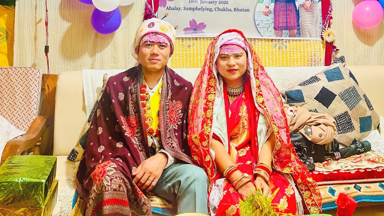 Wedding Vlog | Ghalley wedding ceremony | Bhutanese wedding ceremony ...