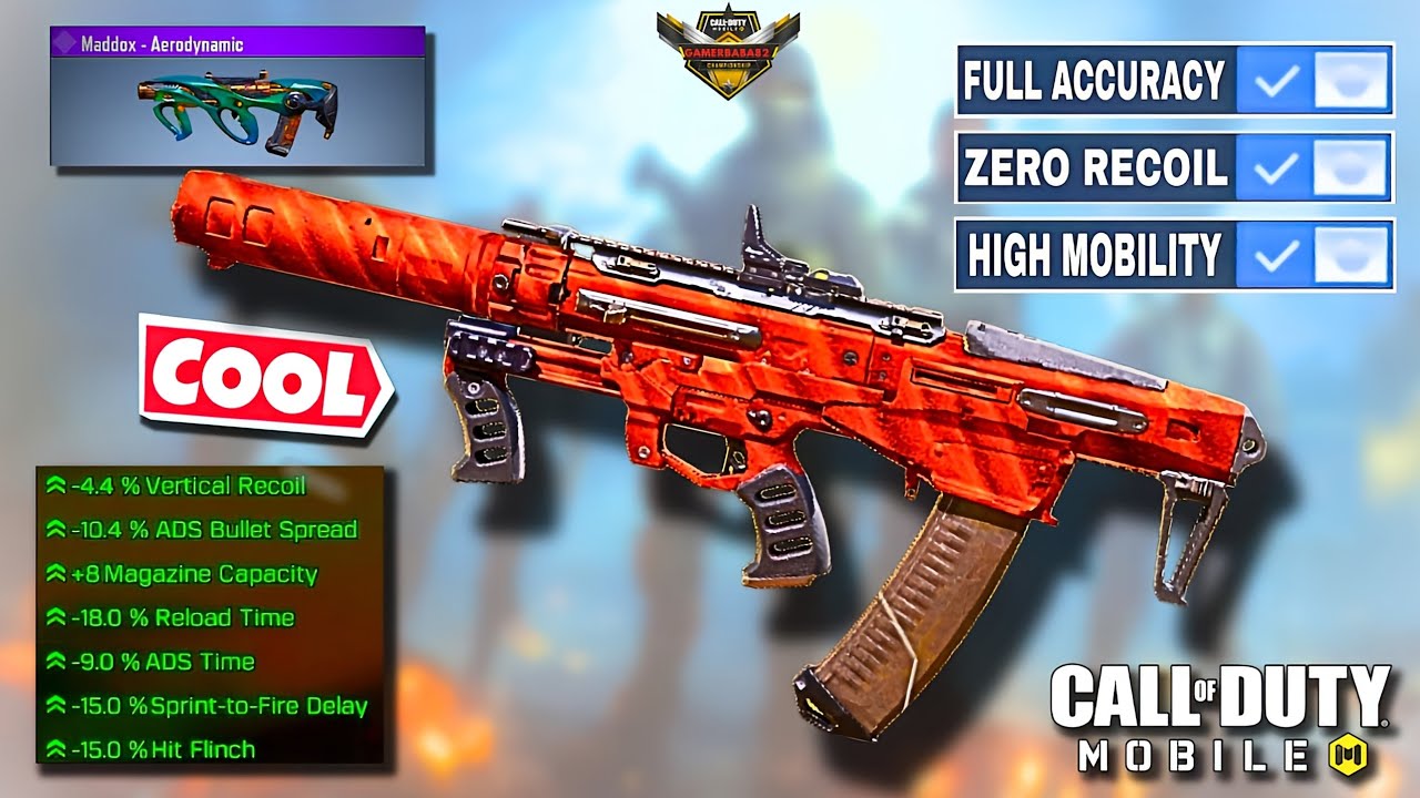 BEST Gunsmith For MADDOX // Fast ADS + No RECOIL // Call Of Duty ...