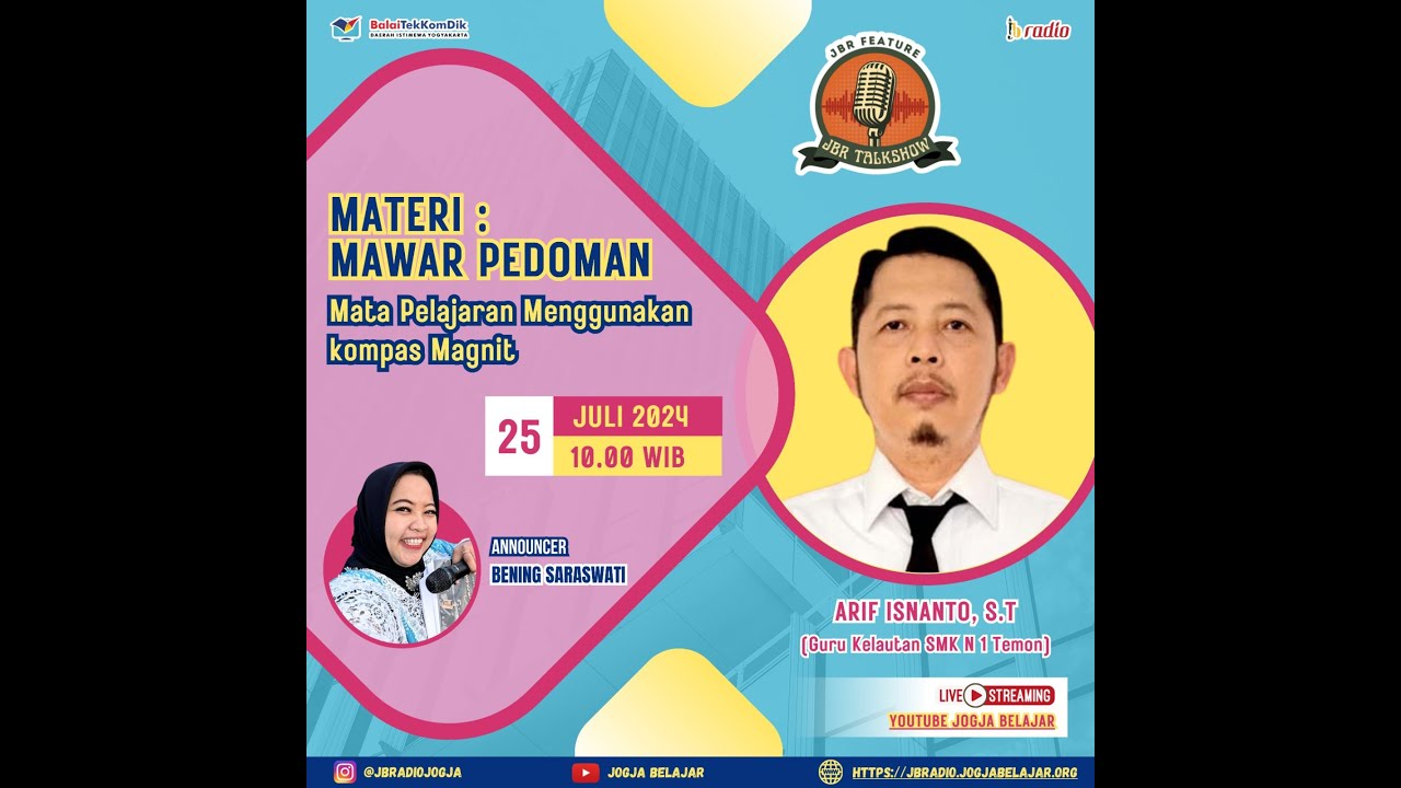 JBRADIO TALKSHOW | "MAWAR PEDOMAN" MATA PELAJARAN MENGGUNAKAN KOMPAS ...