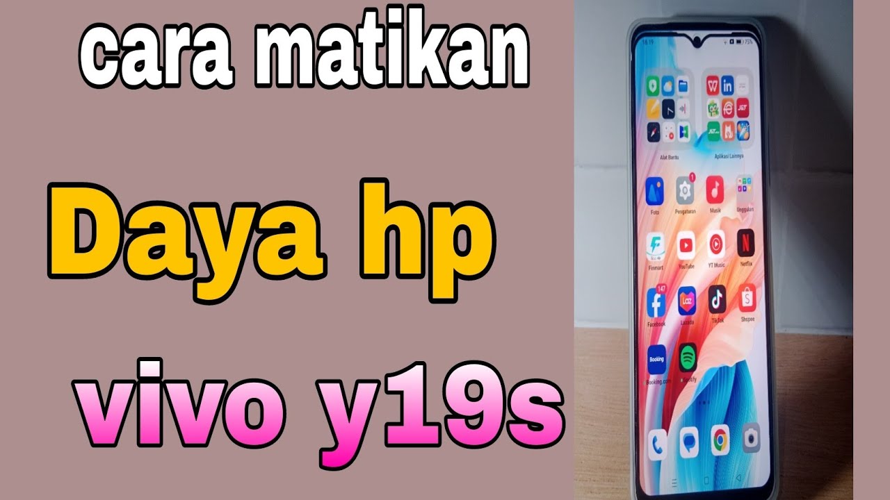 Cara Matikan daya hp vivo y19s - YouTube