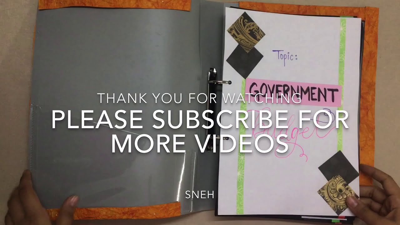 Government Budget Project Class 12 YouTube Government Budget Project Class 12 YouTube