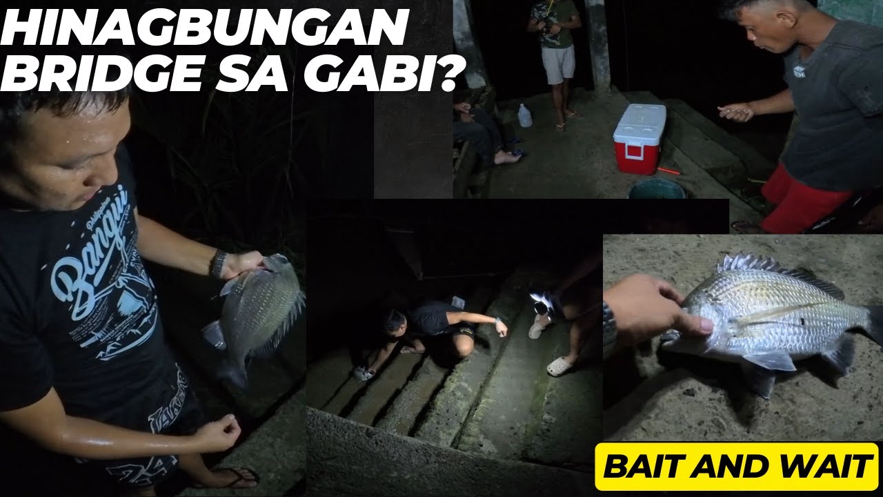 BAIT AND WAIT NIGHT FISHINNG SA HINAGBUNGAN BRIDGE CONCEPCION GANDARA ...