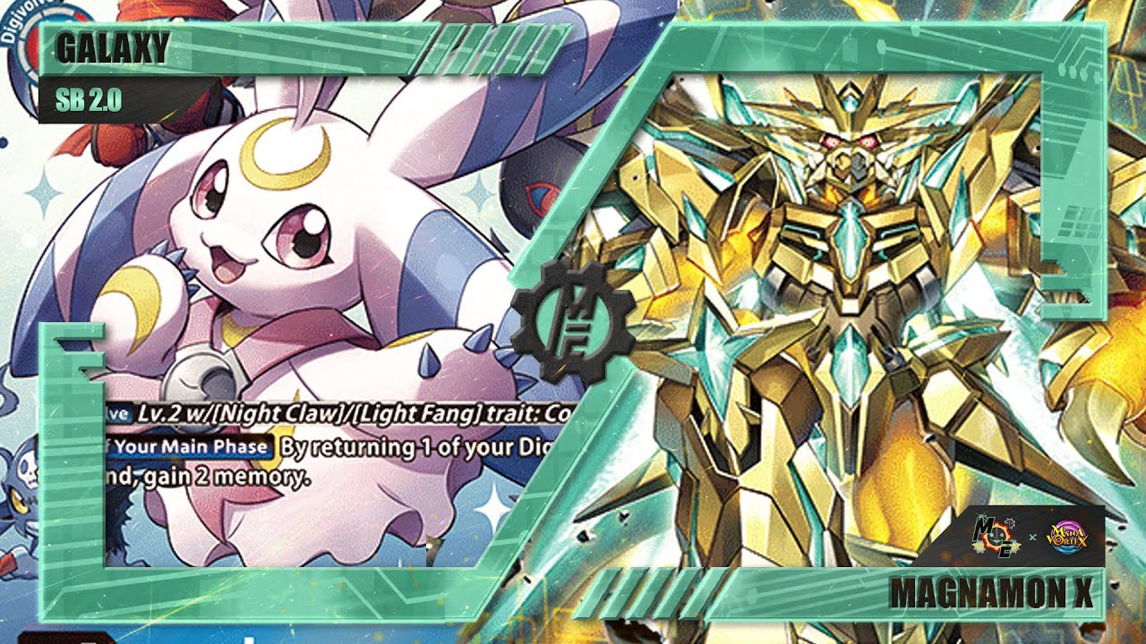 Galaxy vs Paildramon Magnamon X 1vs1 Digimon Tcg SB2.0 - YouTube