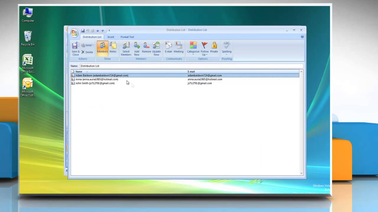 How To Export Distribution List To csv File On Microsoft Outlook 2007 How To Export Distribution List To csv File On Microsoft Outlook 2007