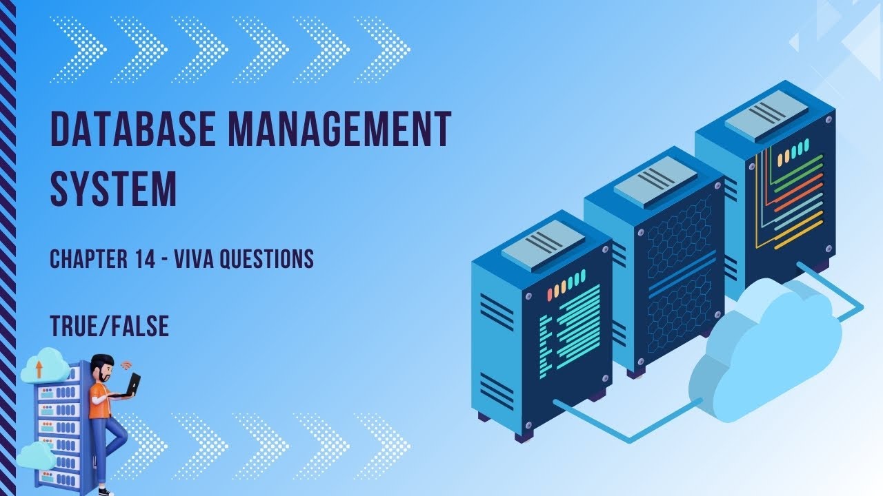 Database Management System Chapter 14 - Viva voce video - YouTube